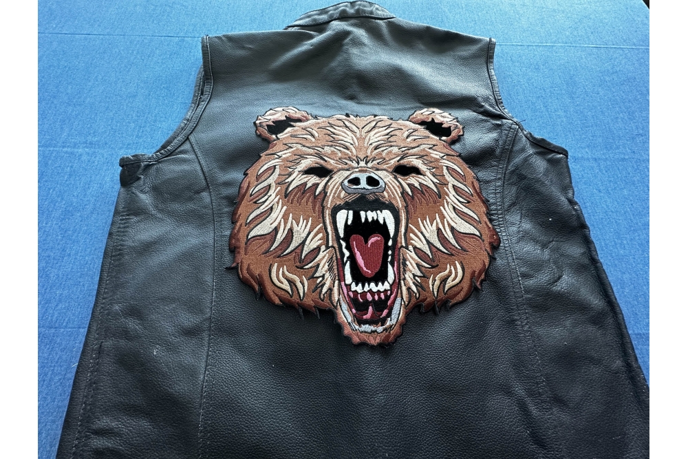 Furry Bear Large Jacket Patch by Ivamis Patches