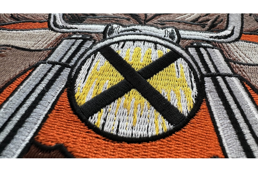 Old Skool Chopper 13 Skull Patch, Large Skull Patches for Biker Jackets ...