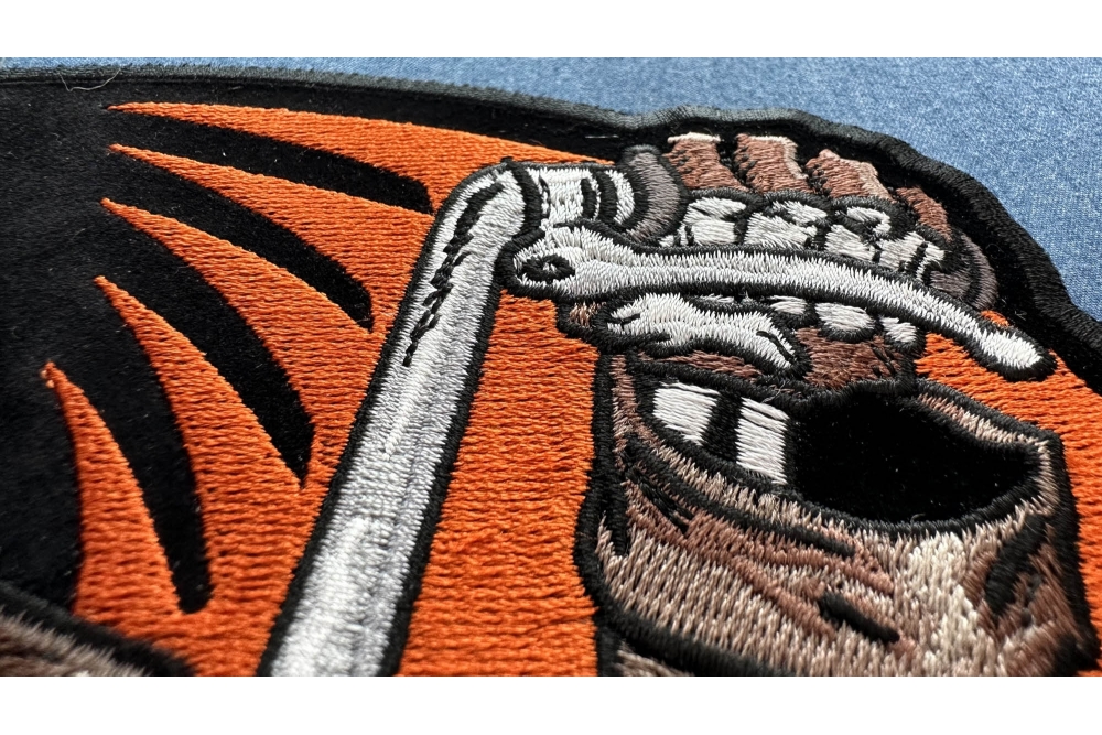 Old Skool Chopper 13 Skull Patch, Large Skull Patches for Biker Jackets ...