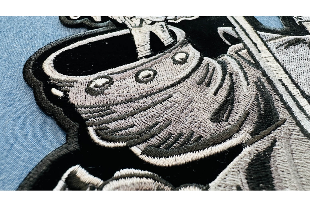 Skeleton Rider FAFO Patch, Large Skull Patches for Biker Jackets by ...