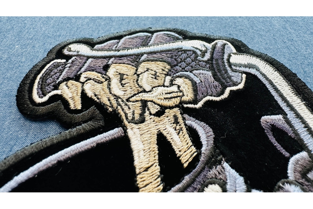 Skeleton Rider FAFO Patch, Large Skull Patches for Biker Jackets by ...