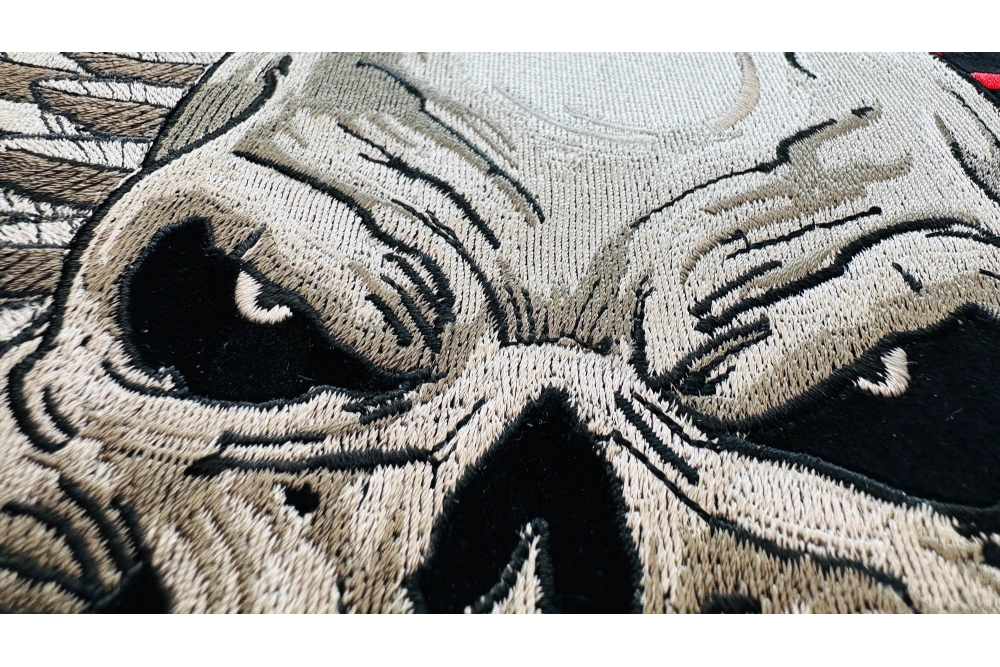 Maltese Skull Patch, Large Skull Patches for Biker Jackets by Ivamis ...