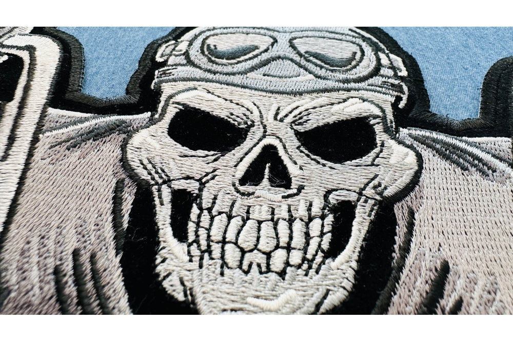 Skeleton Rider FAFO Patch, Large Skull Patches for Biker Jackets by ...