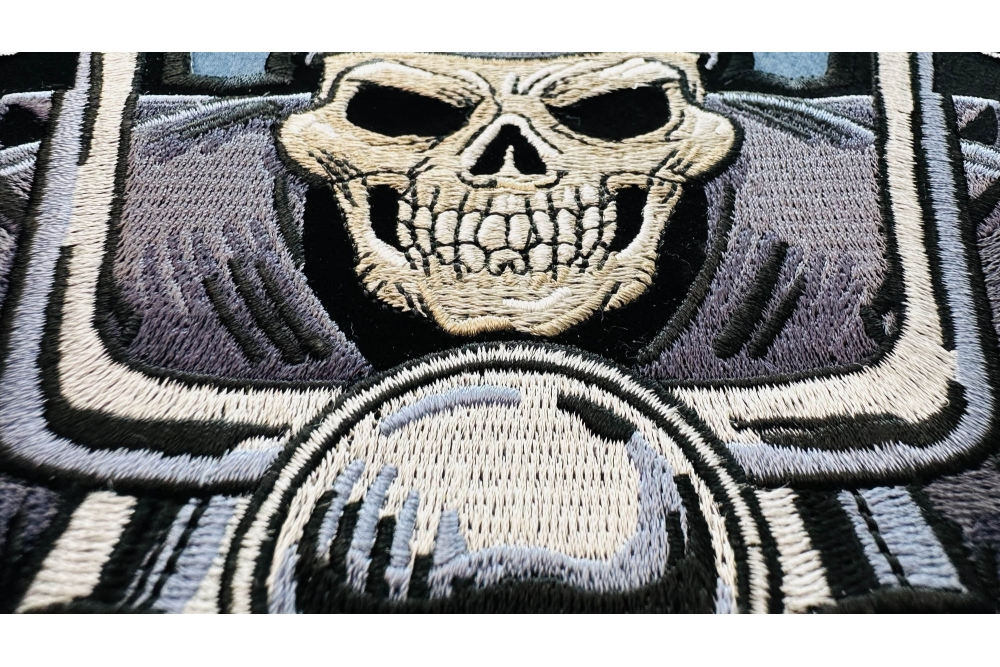 Skeleton Rider FAFO Patch, Large Skull Patches for Biker Jackets by ...