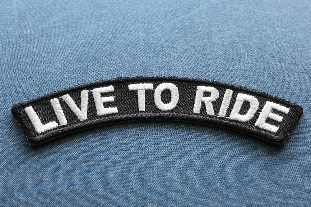 Live To Ride Patch - Biker Saying Patches by Ivamis Patches