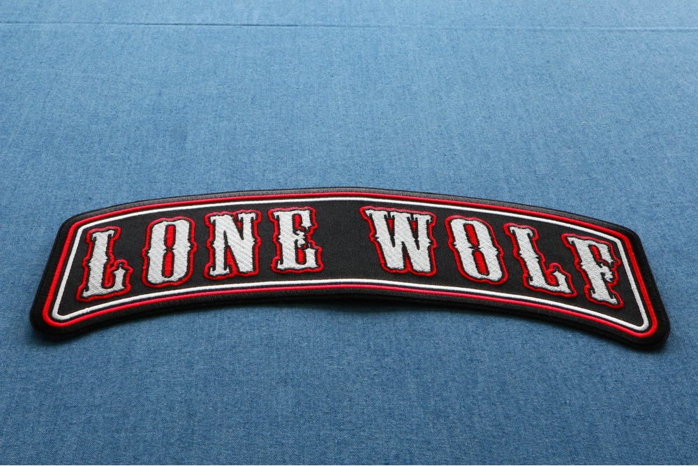 Lone Wolf Patch - Large Back Patches by Ivamis Patches