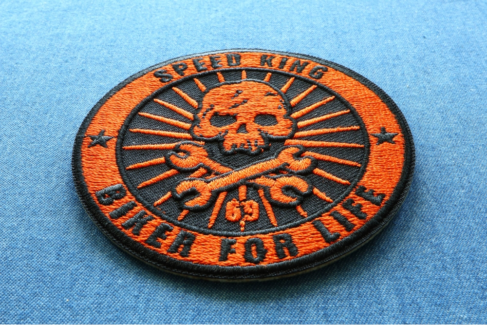 Speed King Biker For Life Patch by Ivamis Patches
