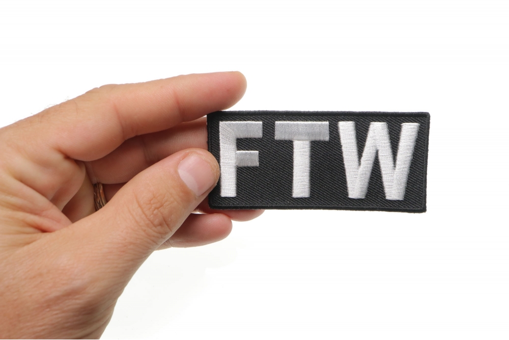 FTW Patch - Biker Saying Patches by Ivamis Patches