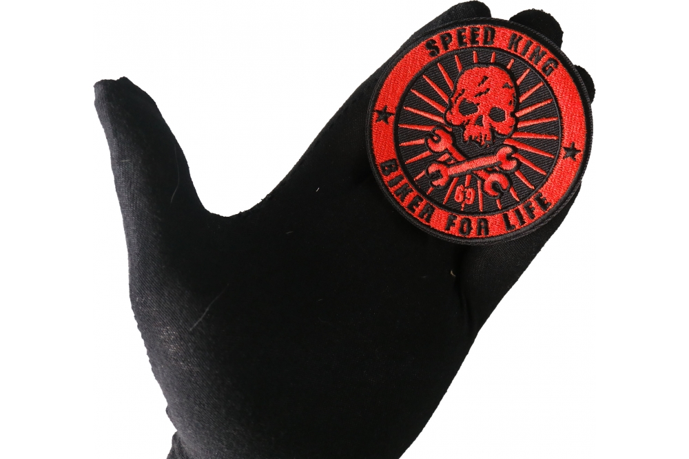 Speed King Biker For Life Patch by Ivamis Patches