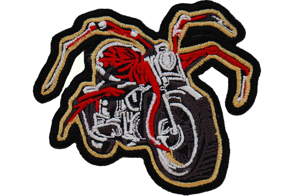 Arachnid Bike Spider Motorcycle Patch Embroidered by Ivamis Patches