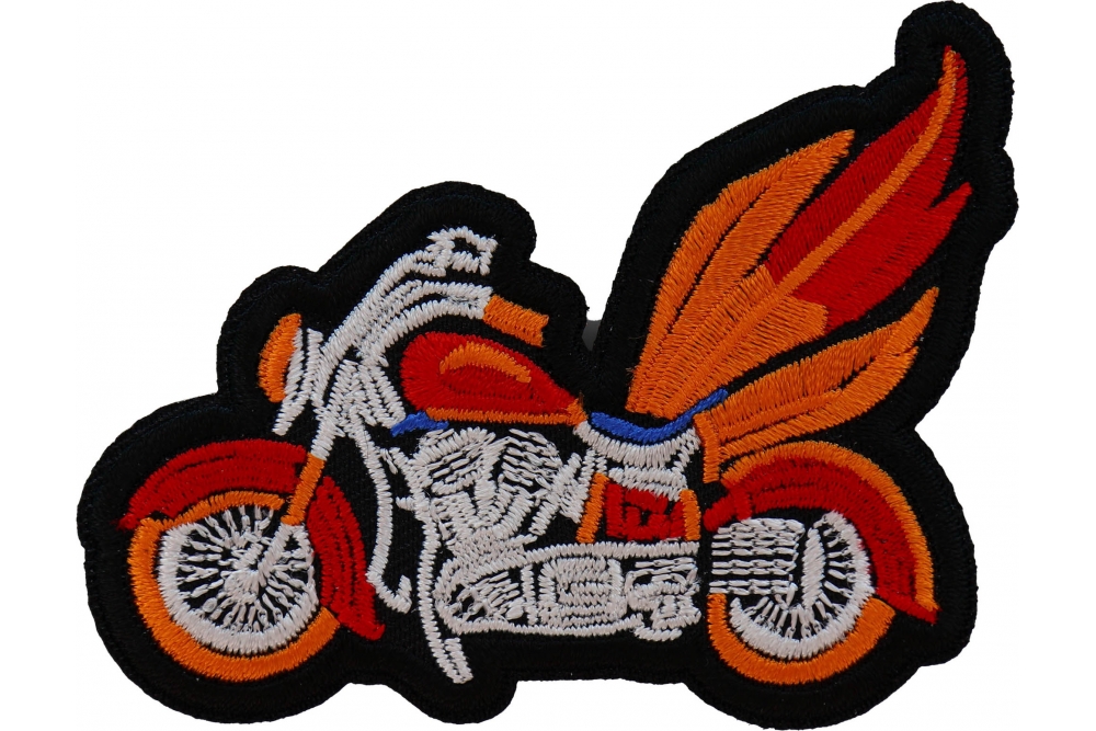 Indian Feather Motorcycle Patch Embroidered by Ivamis Patches
