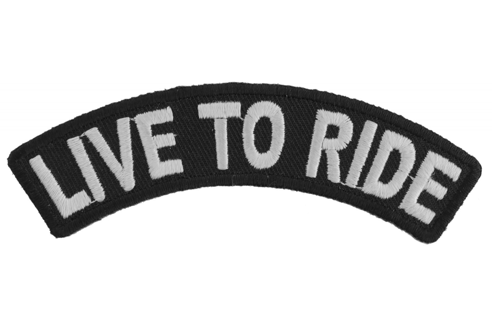 Live To Ride Patch - Biker Saying Patches by Ivamis Patches