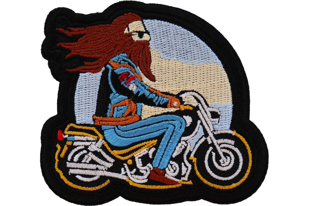 Scenic Biker Patch Embroidered by Ivamis Patches