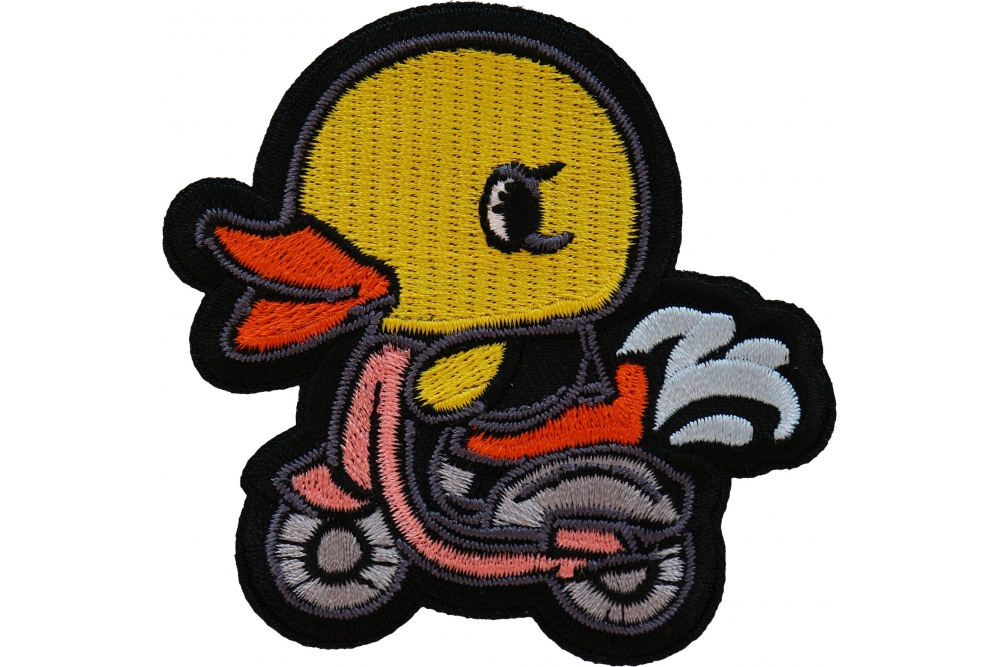 Scooter Duck Iron on Patch by Ivamis Patches