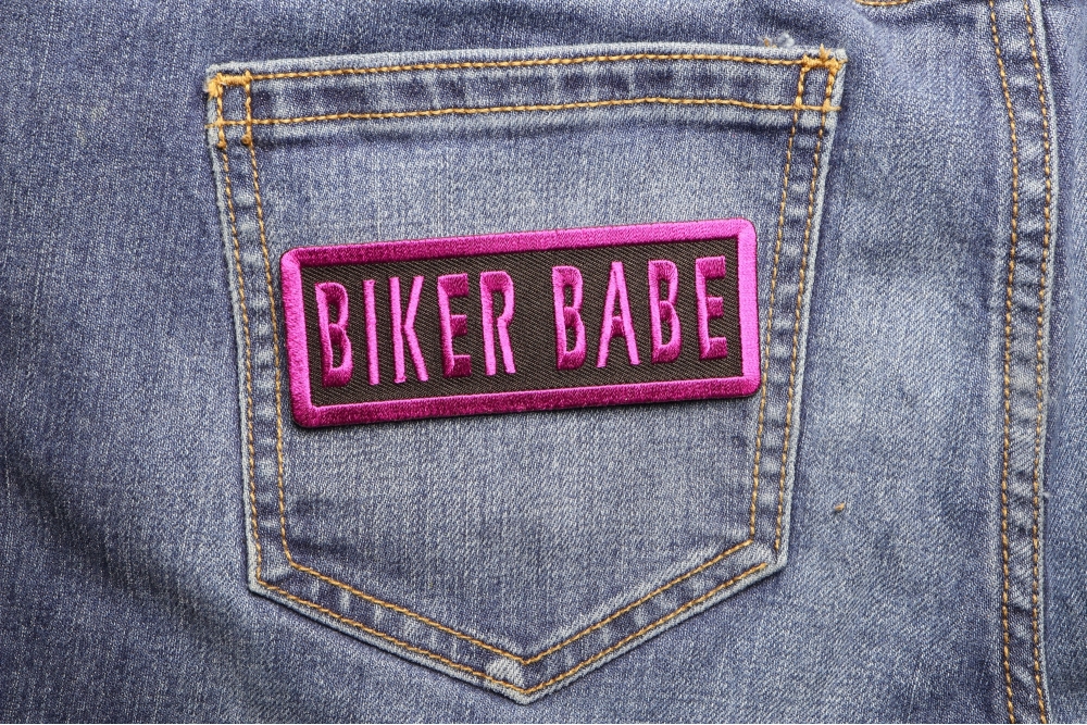 Biker Babe Patch - Biker Saying Patches by Ivamis Patches