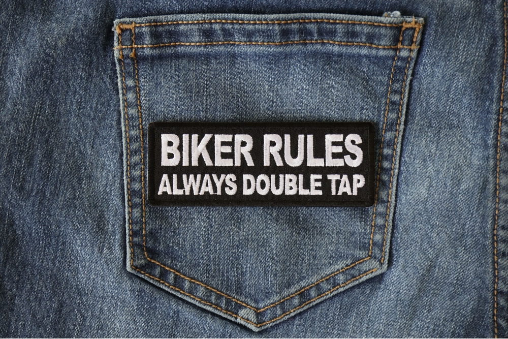 Biker Rules Always Double Tap Patch by Ivamis Patches