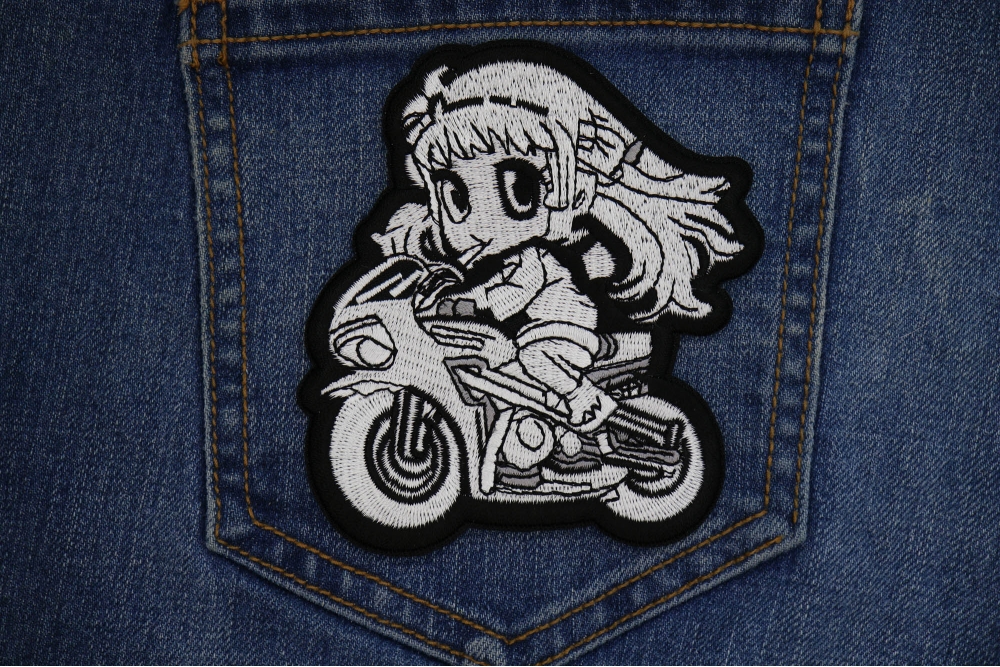 Little Girl Biker Patch, Biker Vest Patches, Sew or Iron on Patch by ...