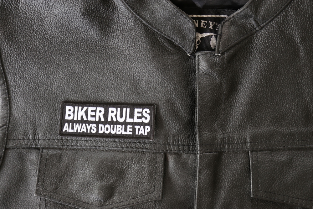 Biker Rules Always Double Tap Patch by Ivamis Patches