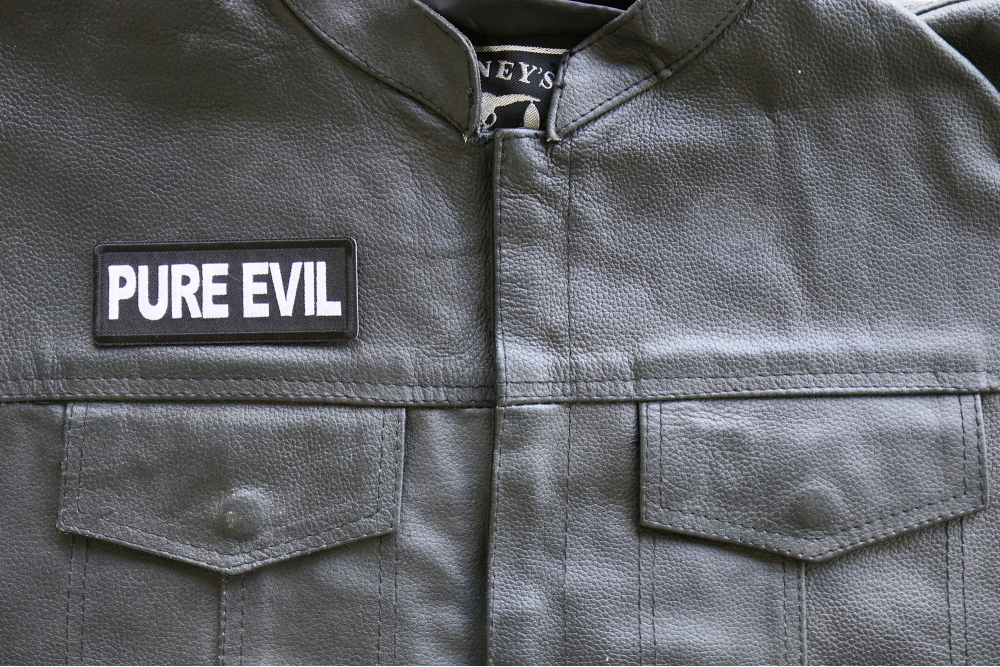 Pure Evil Patch - Biker Saying Patches by Ivamis Patches