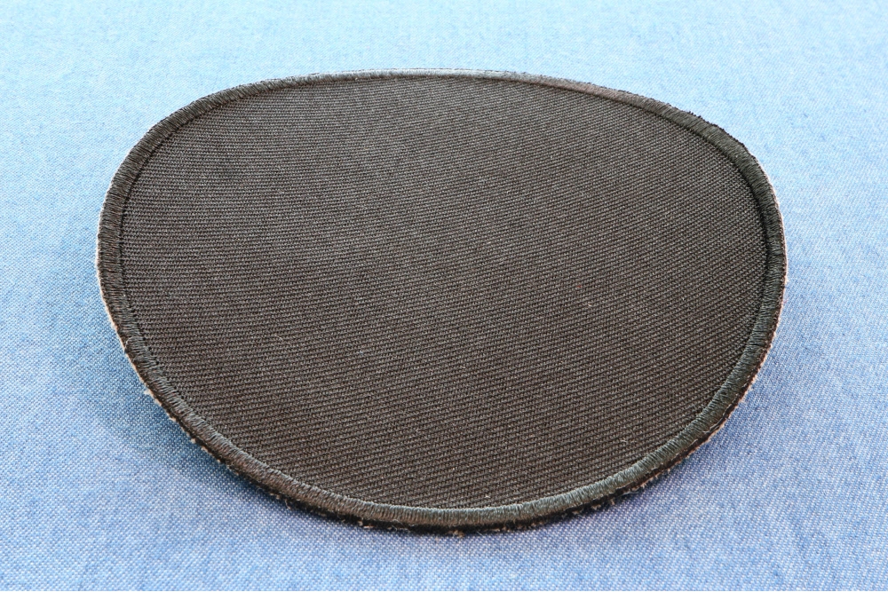 Black 4 Inch Round Blank Patch | Embroidered Patches by Ivamis Patches