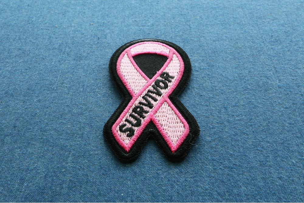 Breast Cancer Survivor Pink Ribbon Patch | Embroidered Patches by ...