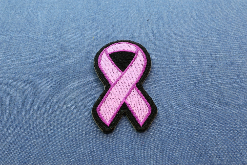 Purple Ribbon Breast Cancer Survivor Iron On Patch | Embroidered ...