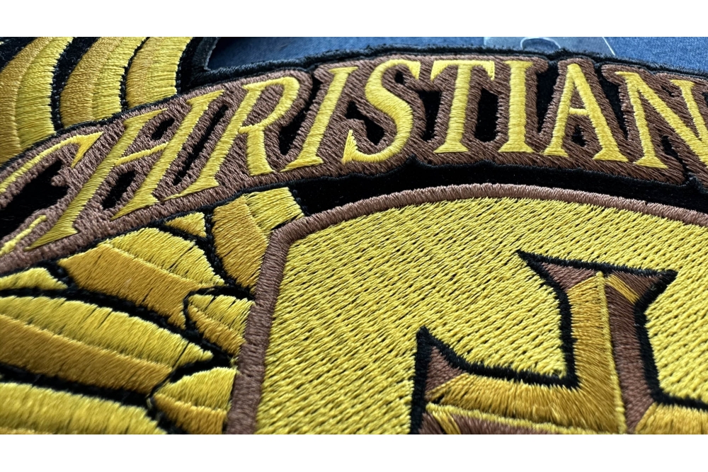 Christian Biker Cross in Wings I Ride with Jesus Patch, Large Christian ...