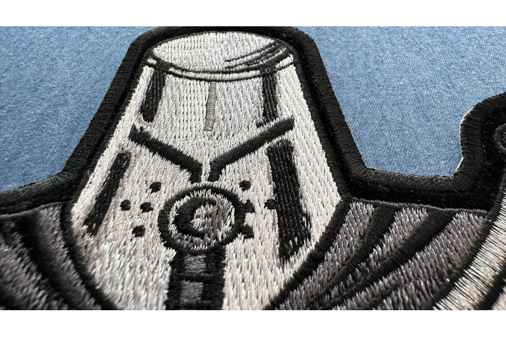 Kneeled Knight Patch, Large Christian Back Patches by Ivamis Patches