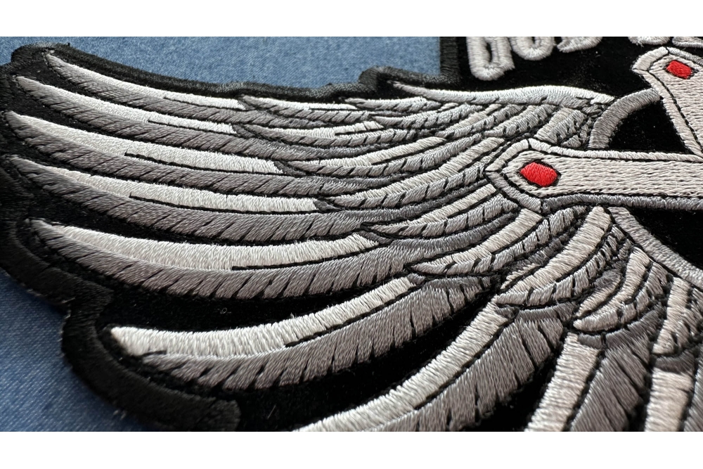 Large God Speed Patch for Back of Motorcycle Jackets by Ivamis Patches