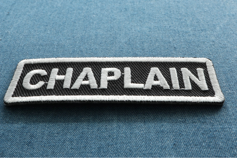 Chaplain Patch, Christian Saying Patches by Ivamis Patches