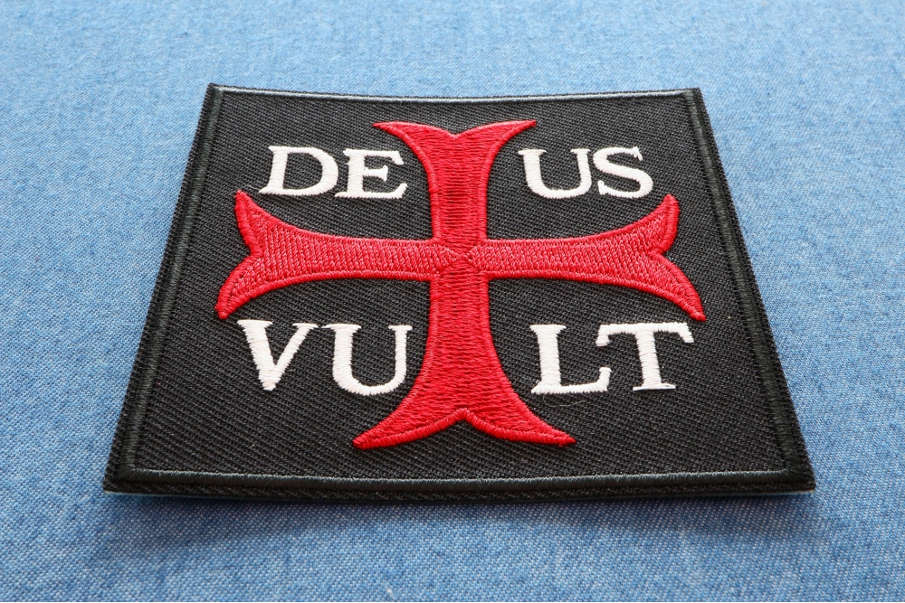 Deus Vult GOD WILLS Christian Patch by Ivamis Patches