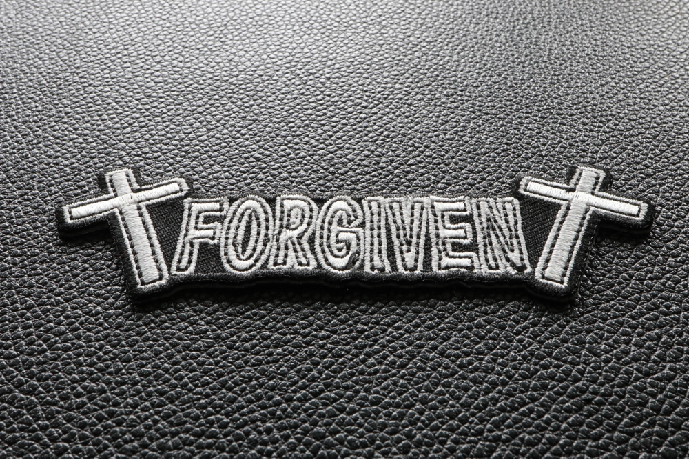 FORGIVEN Patch | Embroidered Patches by Ivamis Patches