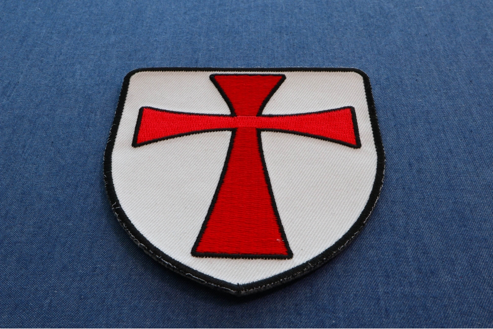 Knights Templar Shield Patch | Embroidered Patches by Ivamis Patches