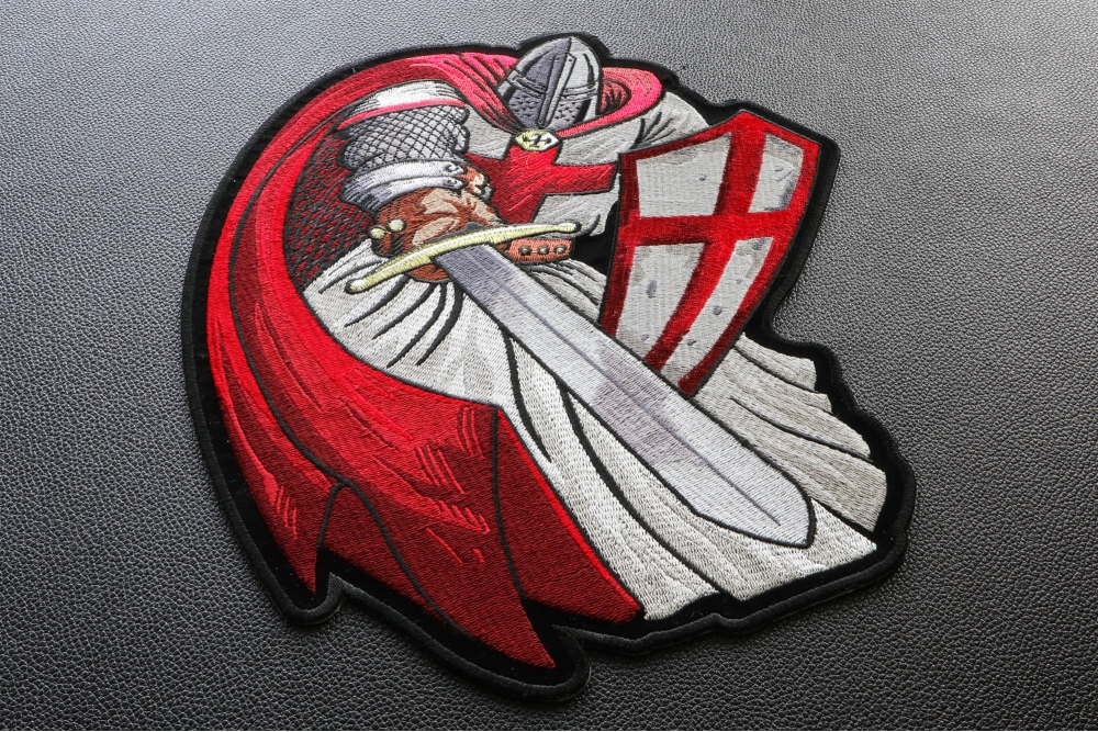 Large Crusader Patch for Motorcycle Jackets by Ivamis Patches