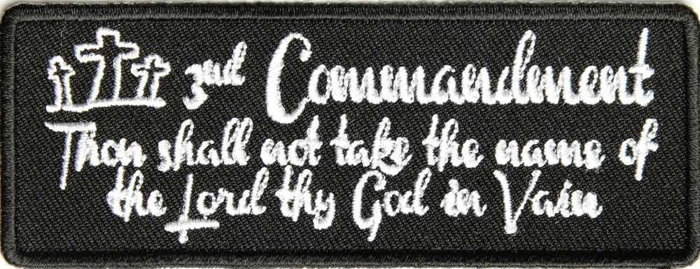3rd Commandment Patch