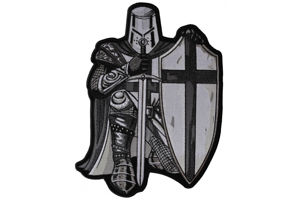 Large Knight Patch for Back of Motorcycle Jackets by Ivamis Patches