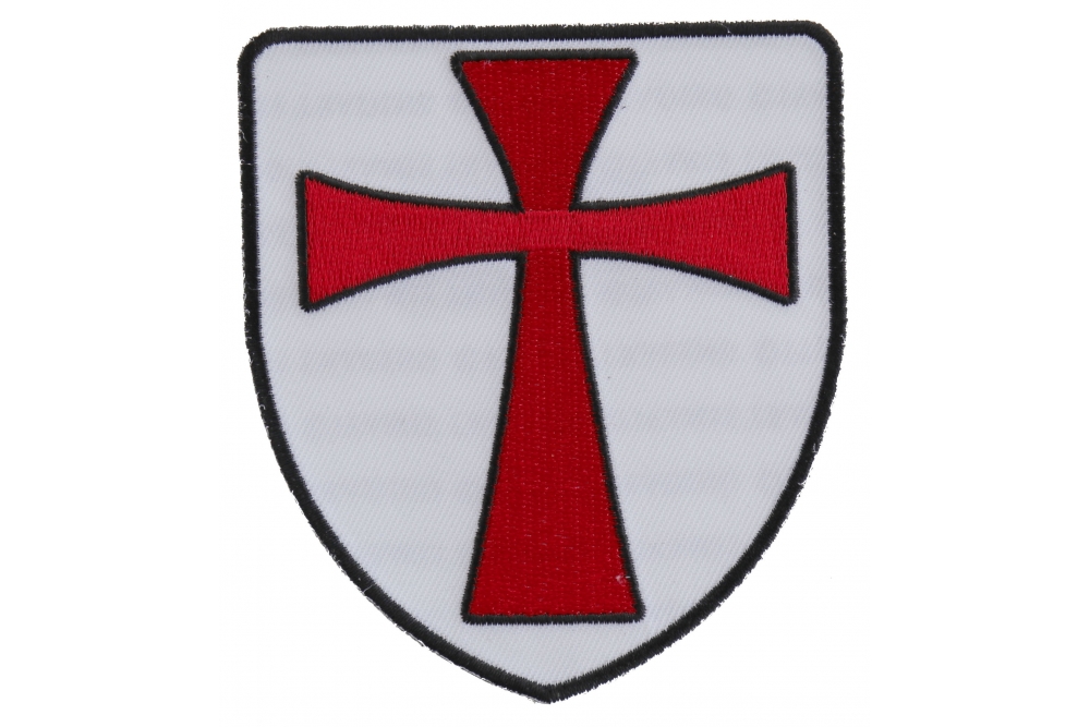 Knights Templar Shield Patch | Embroidered Patches by Ivamis Patches
