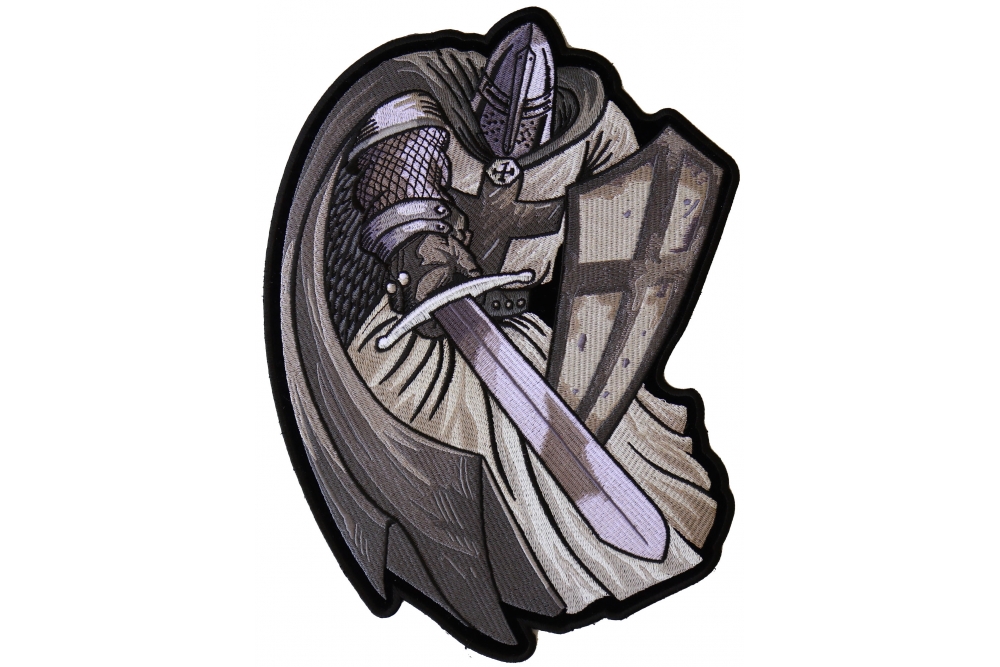 Knight Patch, Large Christian Back Patches by Ivamis Patches