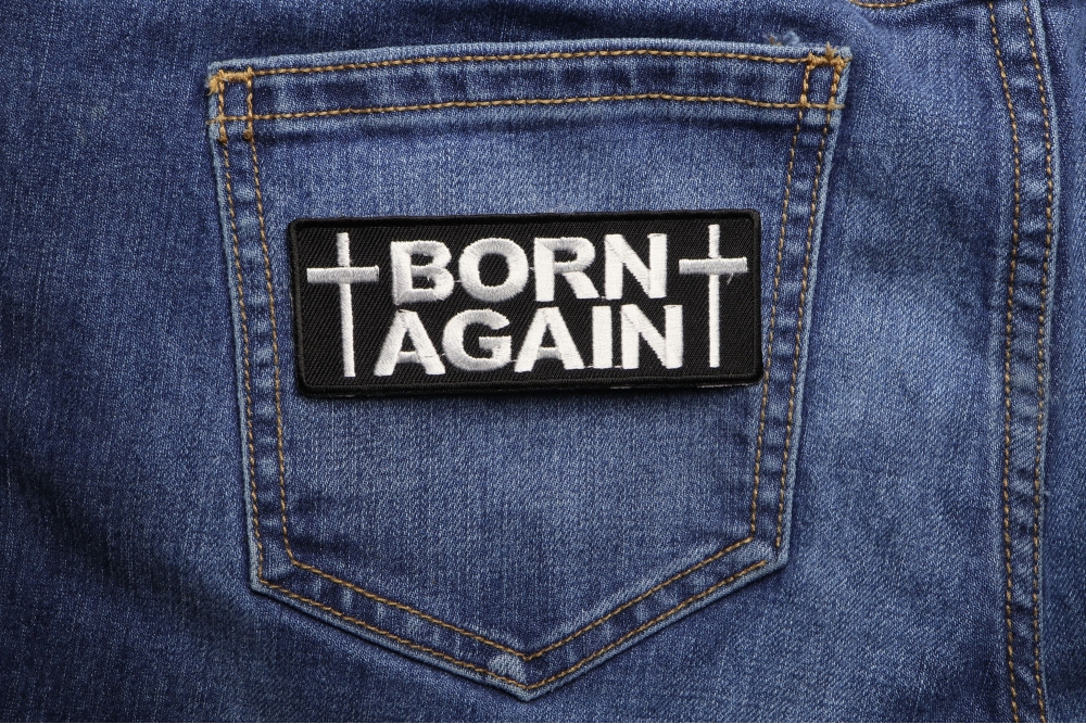 Born Again Patch | Embroidered Patches by Ivamis Patches