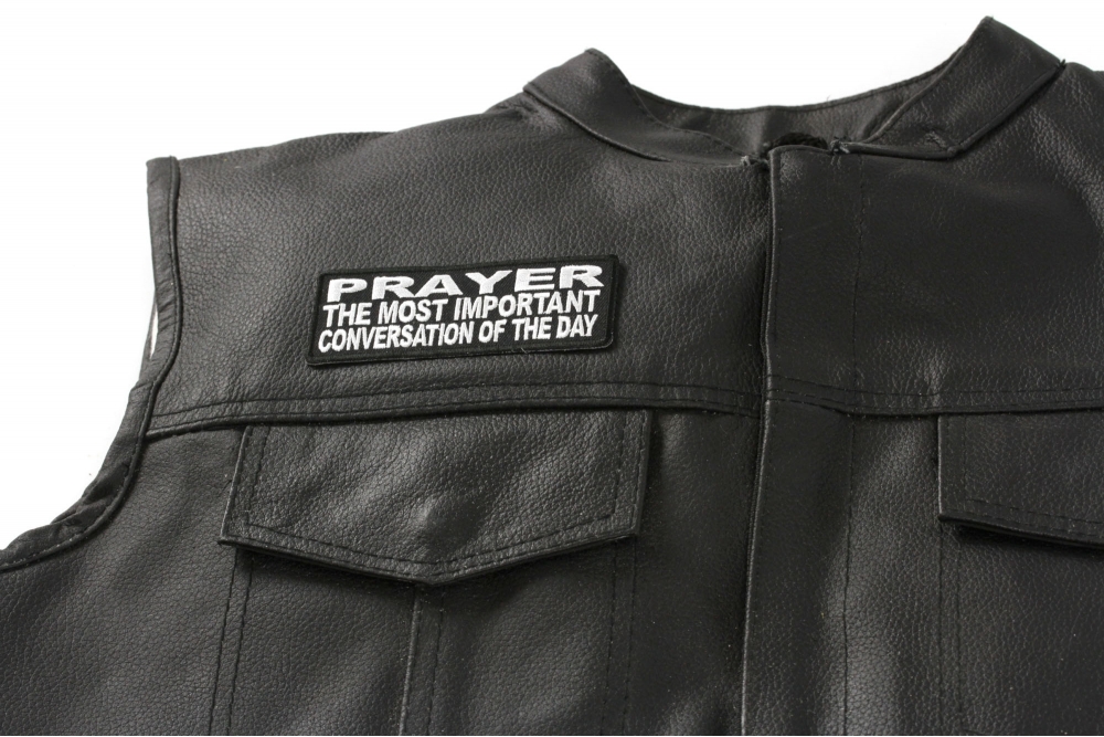 Prayer The Most Important Conversation Of The Day Patch, Morale Patches ...