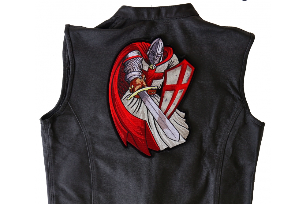 Large Crusader Patch for Motorcycle Jackets by Ivamis Patches