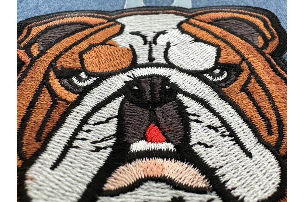 Bulldog Iron on Patch by Ivamis Patches