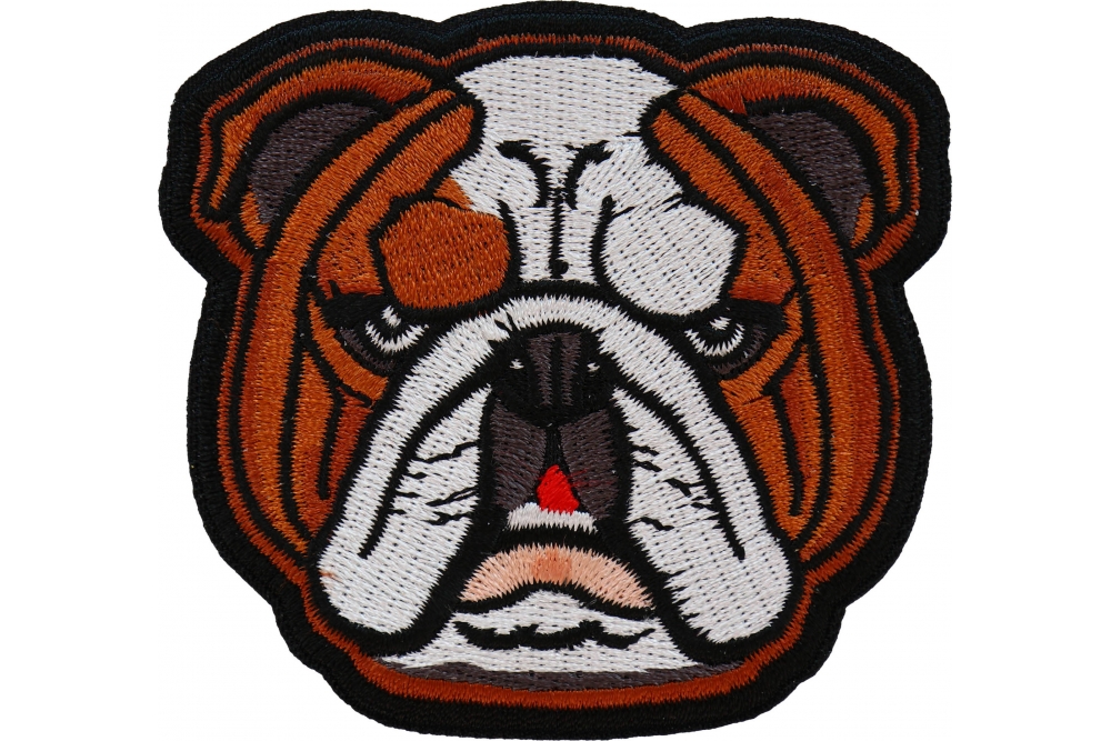 Bulldog Iron on Patch by Ivamis Patches