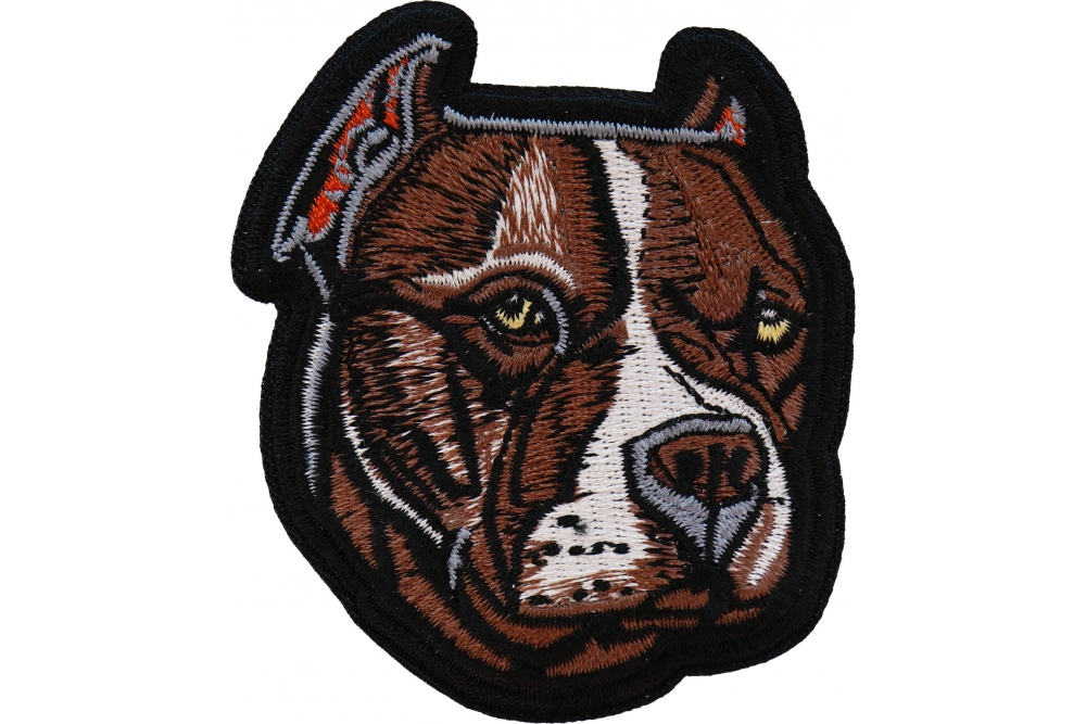 PitBull Dog Iron on Patch by Ivamis Patches