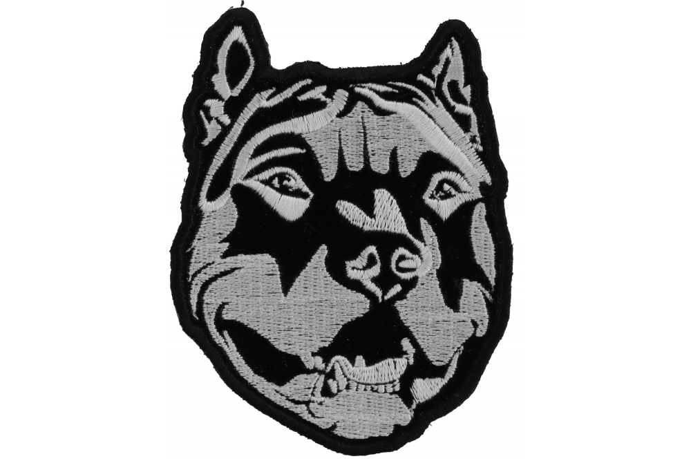 Iron On Small Pitbull Patch | Embroidered Patches by Ivamis Patches