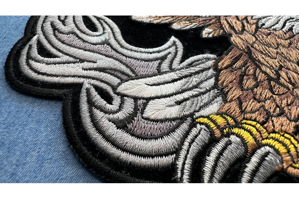 American Flag Eagle Patch, Large Eagle Patches for Jackets by Ivamis ...