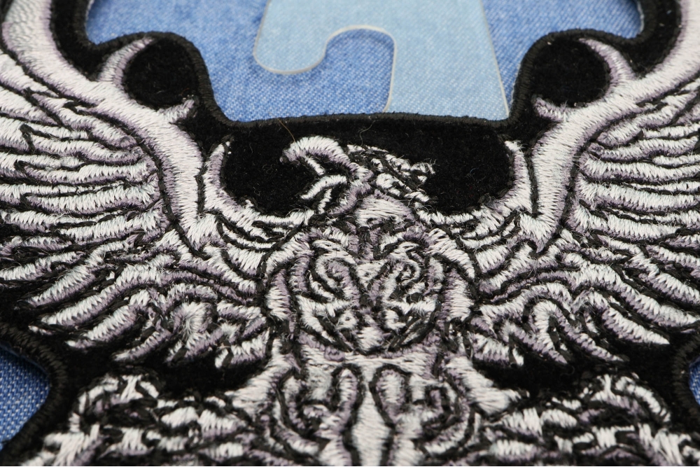Raised Wing Eagle Patch, Biker Eagle Patches by Ivamis Patches