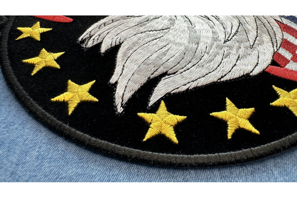 American Flag Eagle Patch, Large Eagle Patches for Jackets by Ivamis ...