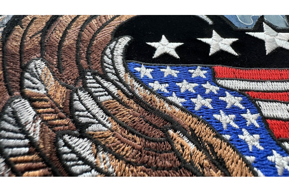American Flag Eagle Patch, Large Eagle Patches for Jackets by Ivamis ...