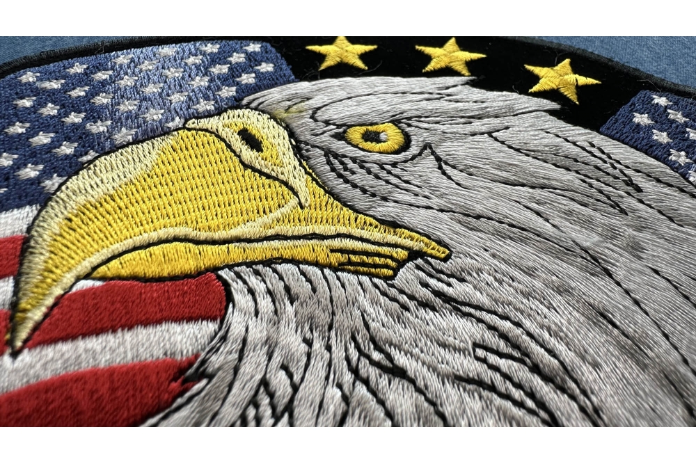 American Flag Eagle Patch, Large Eagle Patches for Jackets by Ivamis ...